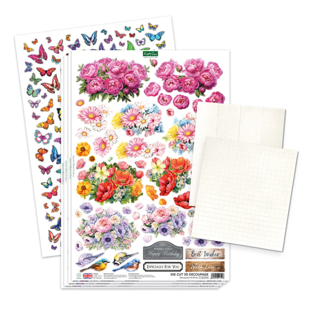 Katy Sue Designs Blooming Box Bouquets Pop Up Card Kit | CraftOnline
