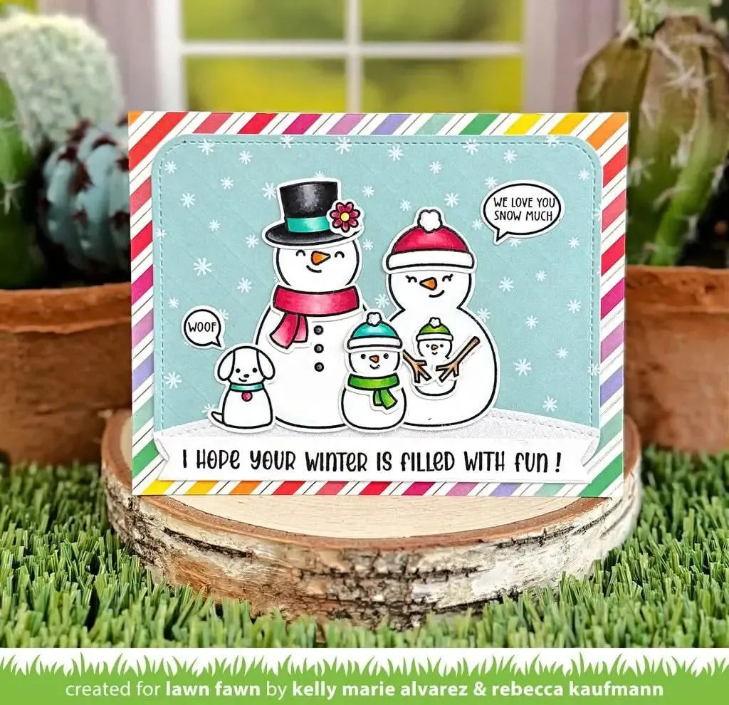 Lawn Fawn Frosty Family Add-on Colouring Stencils* – CraftOnline