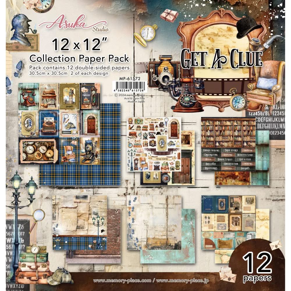 Memory Place - by Asuka StudioCollection Pack 12"X12" Get A Clue ...