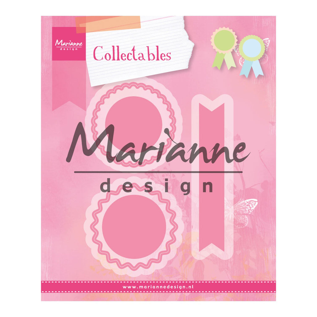 Marianne Design Collectables Rosettes & Labels Dies | CraftOnline