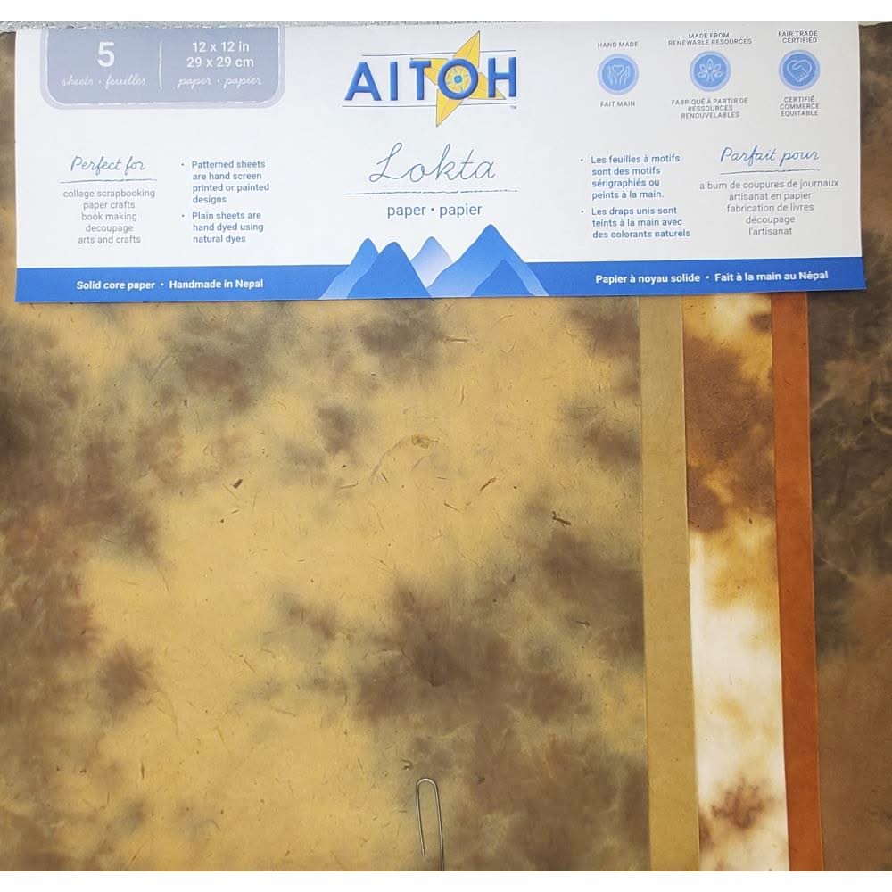 Aitoh Lotka Paper Pack 8.5"X11" 5/Pkg - Pintos – CraftOnline