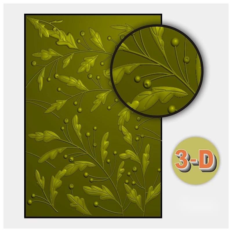 Poppy Crafts 3D Embossing Folder #22 - Wild Berries – CraftOnline
