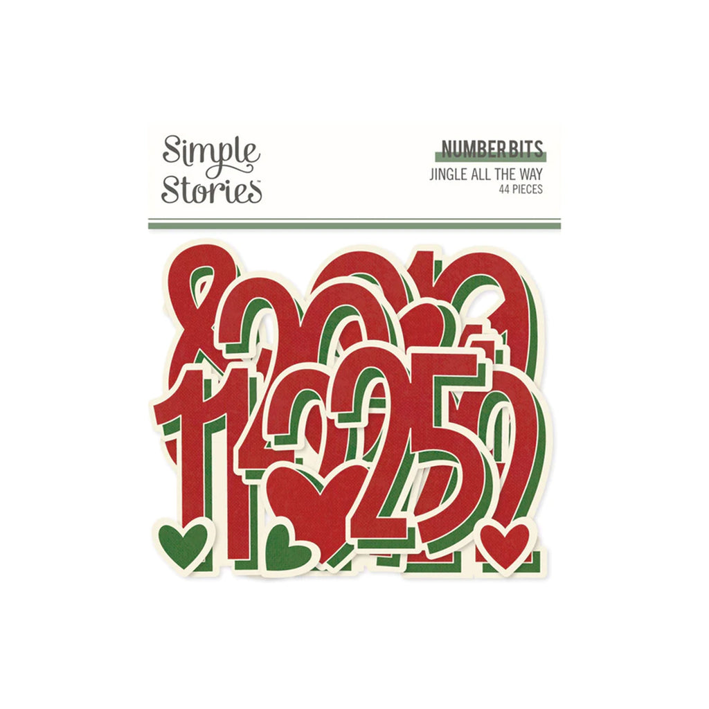 Simple Stories Number Bits Jingle All The Way 44 piece* – CraftOnline