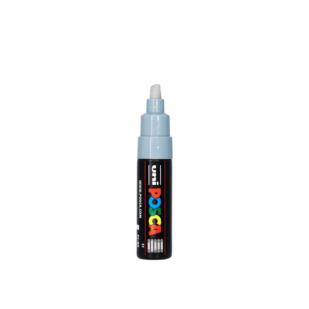 POSCA Bold Chisel Tip Paint Marker Pen PC-8K - Grey – CraftOnline
