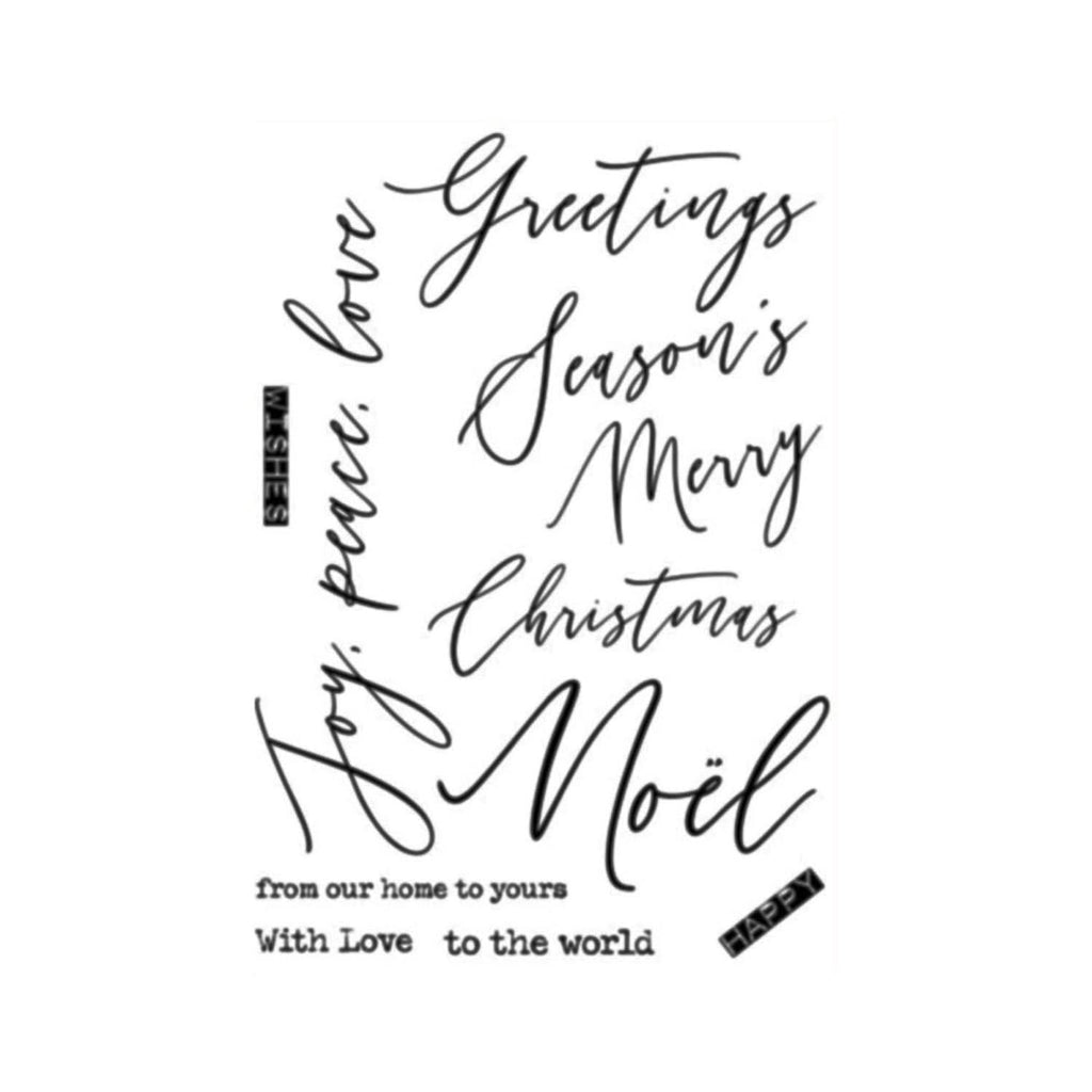 Poppy Crafts Clear Stamps #501 - Cursive Sentiments – CraftOnline