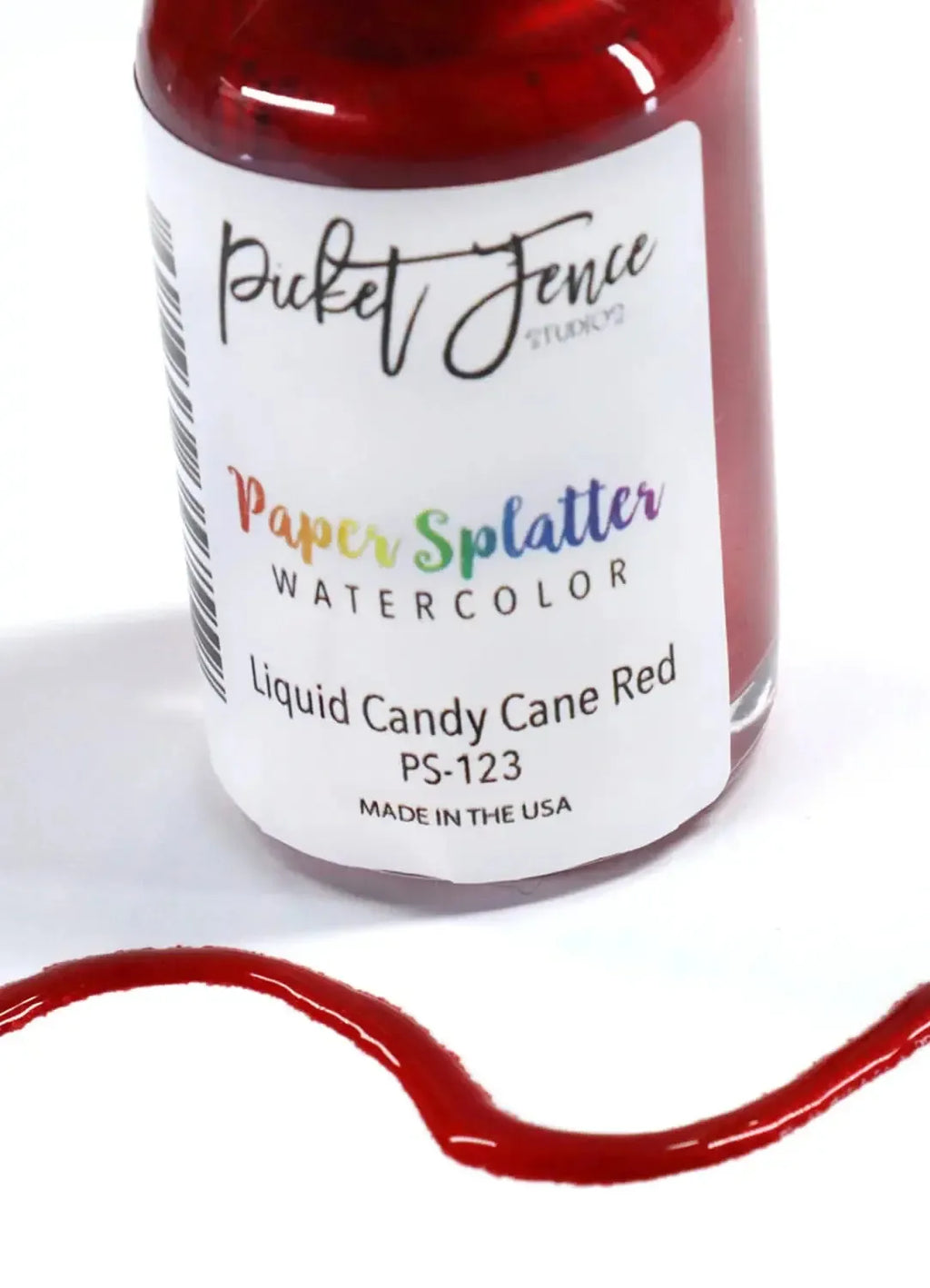 Picket Fence Studios Paper Splatter Watercolour - Liquid Candy Cane Re ...