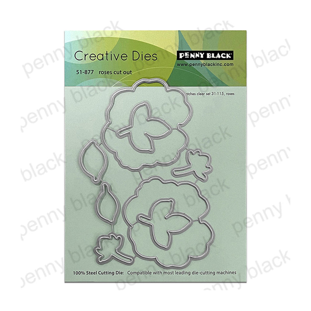 Penny Black Creative Dies - Roses Cut Out – CraftOnline