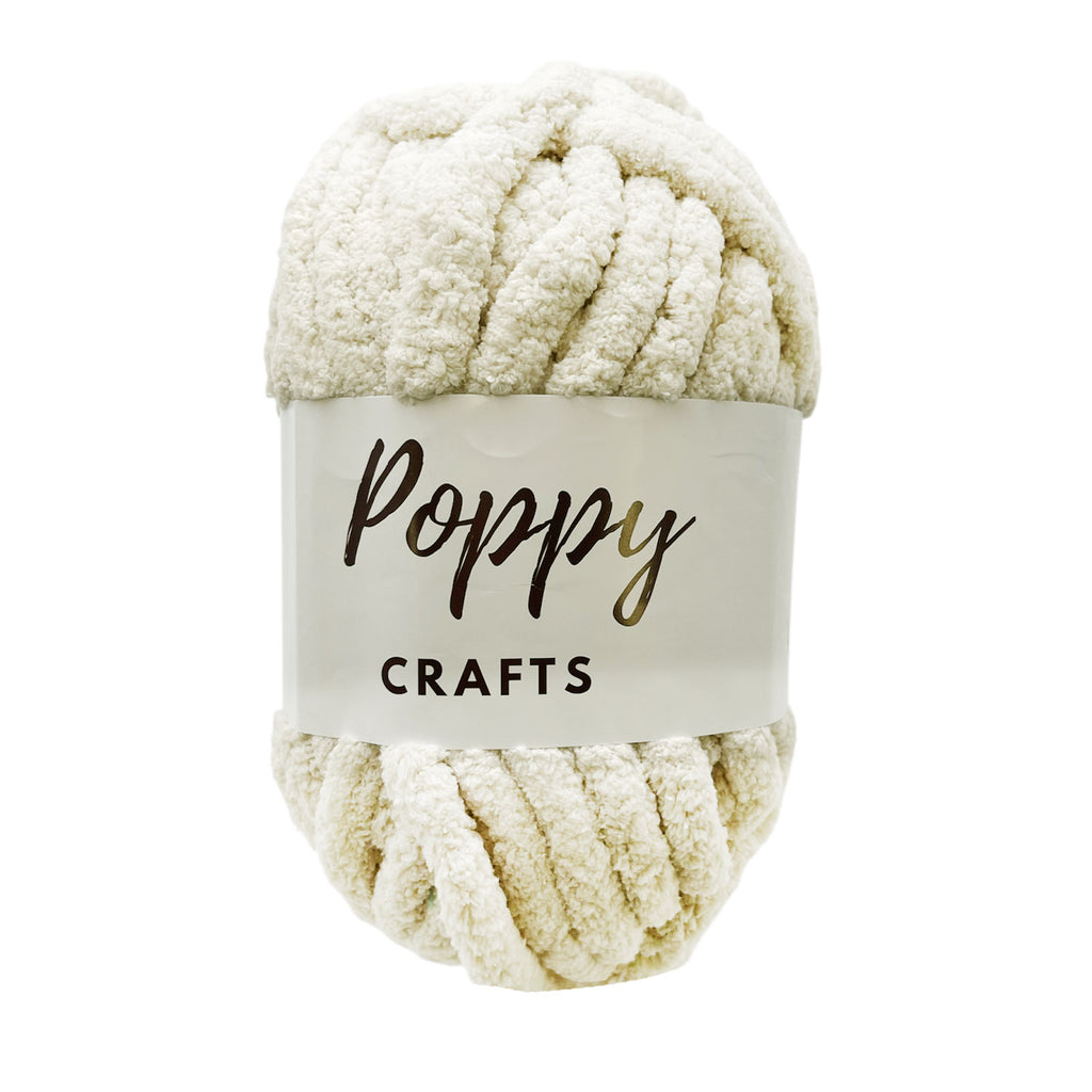 Poppy Crafts Blanket Big Ball Yarn 300g French Vanilla | CraftOnline