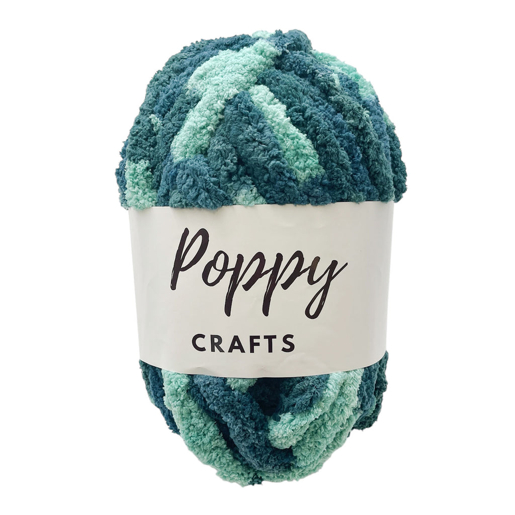 Poppy Crafts Blanket Big Ball Yarn 300g - Mixed Teal – CraftOnline