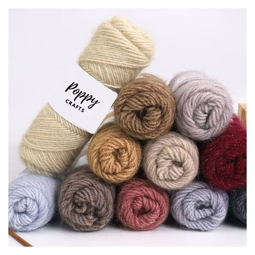Poppy Crafts Soft Squirrel Yarn 75g - Warm Grey – CraftOnline