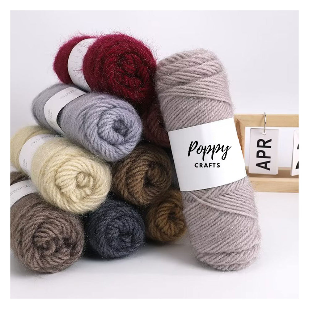 Poppy Crafts Soft Squirrel Yarn 75g - Off White – CraftOnline