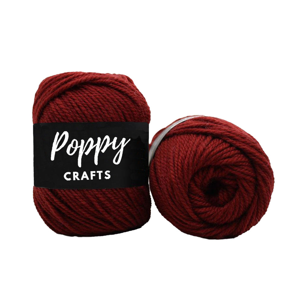 Poppy Crafts Soft Yak Wool 100g - Saffron Red – CraftOnline