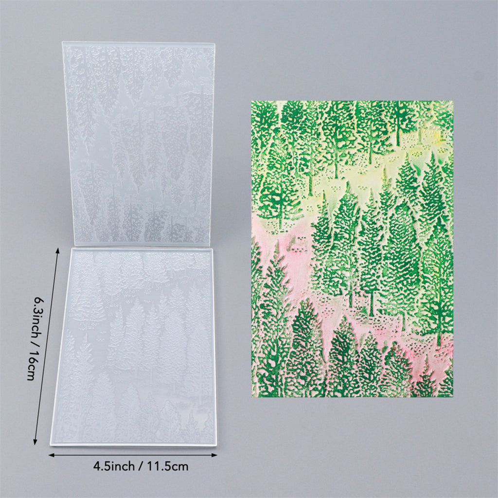 Poppy Crafts 3D Embossing Folder Forest Canopy #284 | CraftOnline