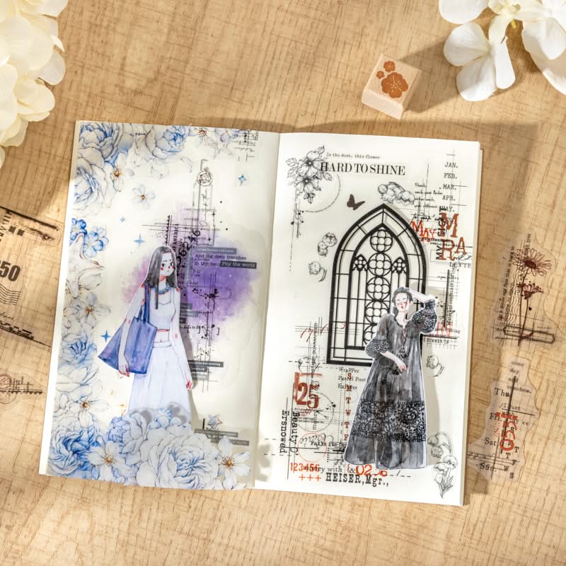 Poppy Crafts Collage Language Sticker Pack - Moon Corner – CraftOnline