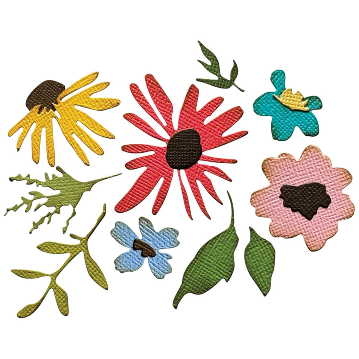 Poppy Crafts Cutting Dies Floral Garden #1359 | CraftOnline