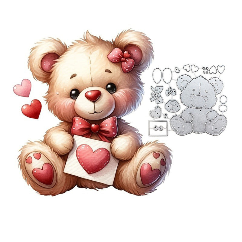 Poppy Crafts Cutting Dies Teddy Bear #1386 | CraftOnline