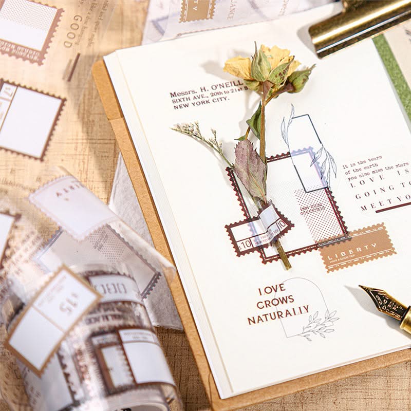 Poppy Crafts Label Corridor Sticker Roll - Among The Scattered Flowers ...