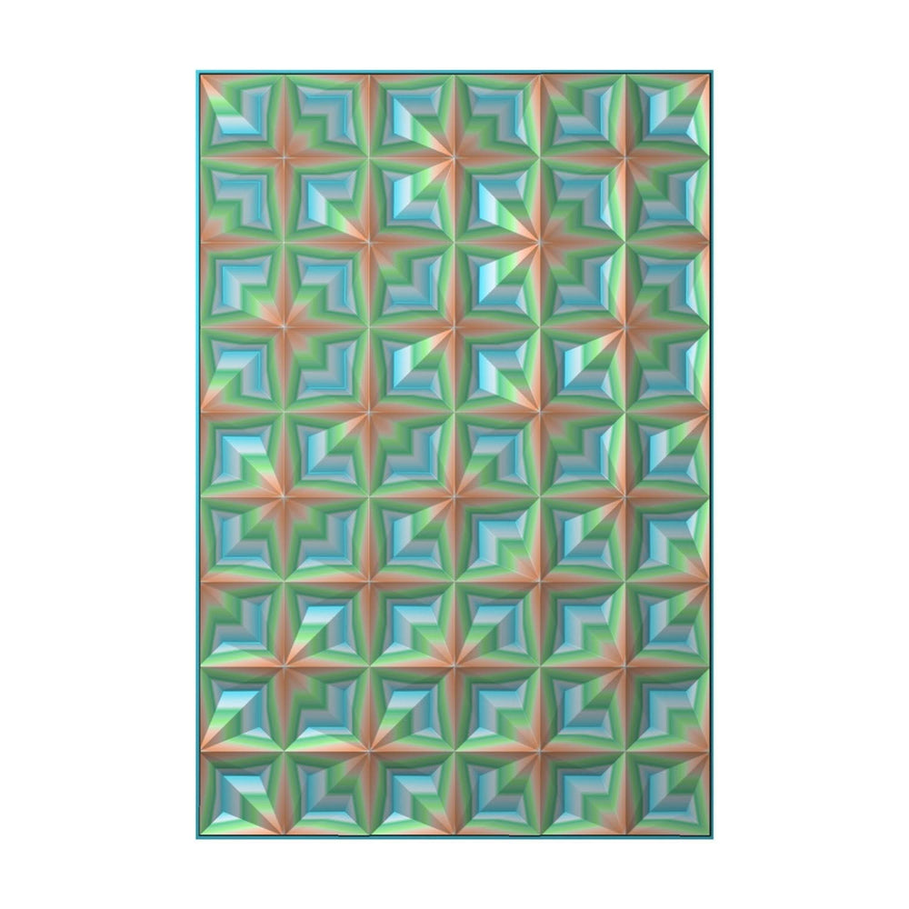 Poppy Crafts 3D Embossing Folder #197 - Diamond Geometry – CraftOnline