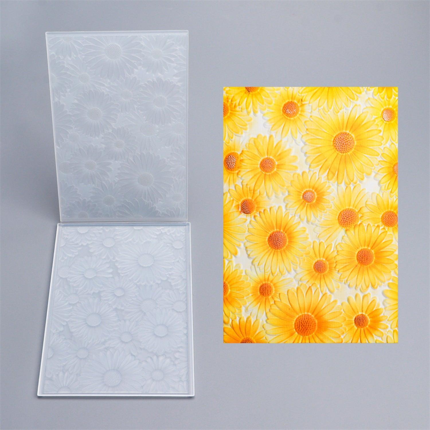 Poppy Crafts 3D Embossing Folder #199 - Retro Daisies – CraftOnline