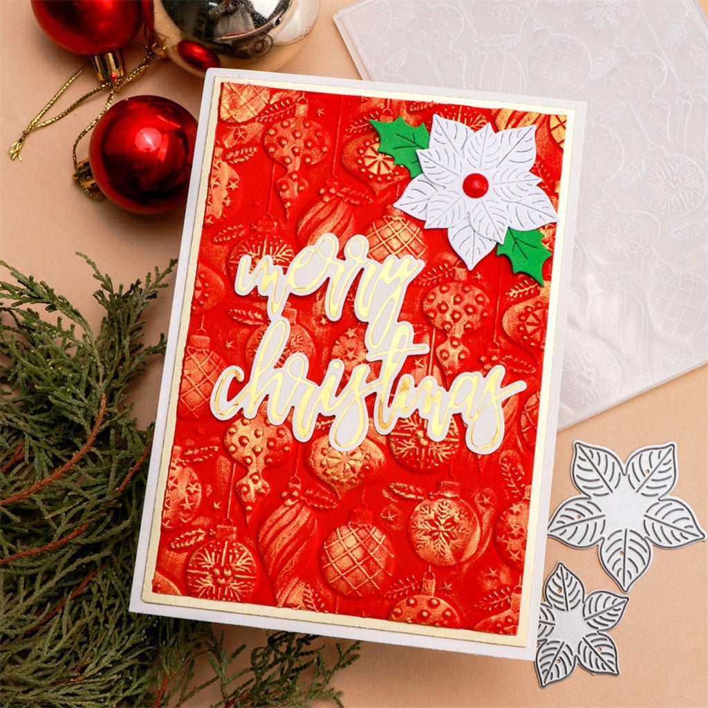 Poppy Crafts 3D Embossing Folder #224 - Holiday Ornaments – CraftOnline