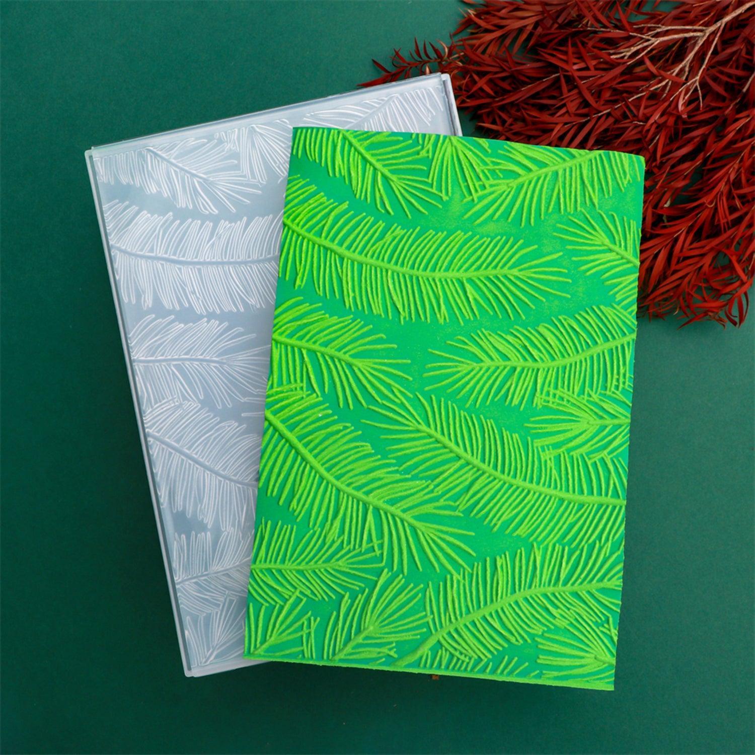 Poppy Crafts 3D Embossing Folder #228 - Graceful Pines – CraftOnline