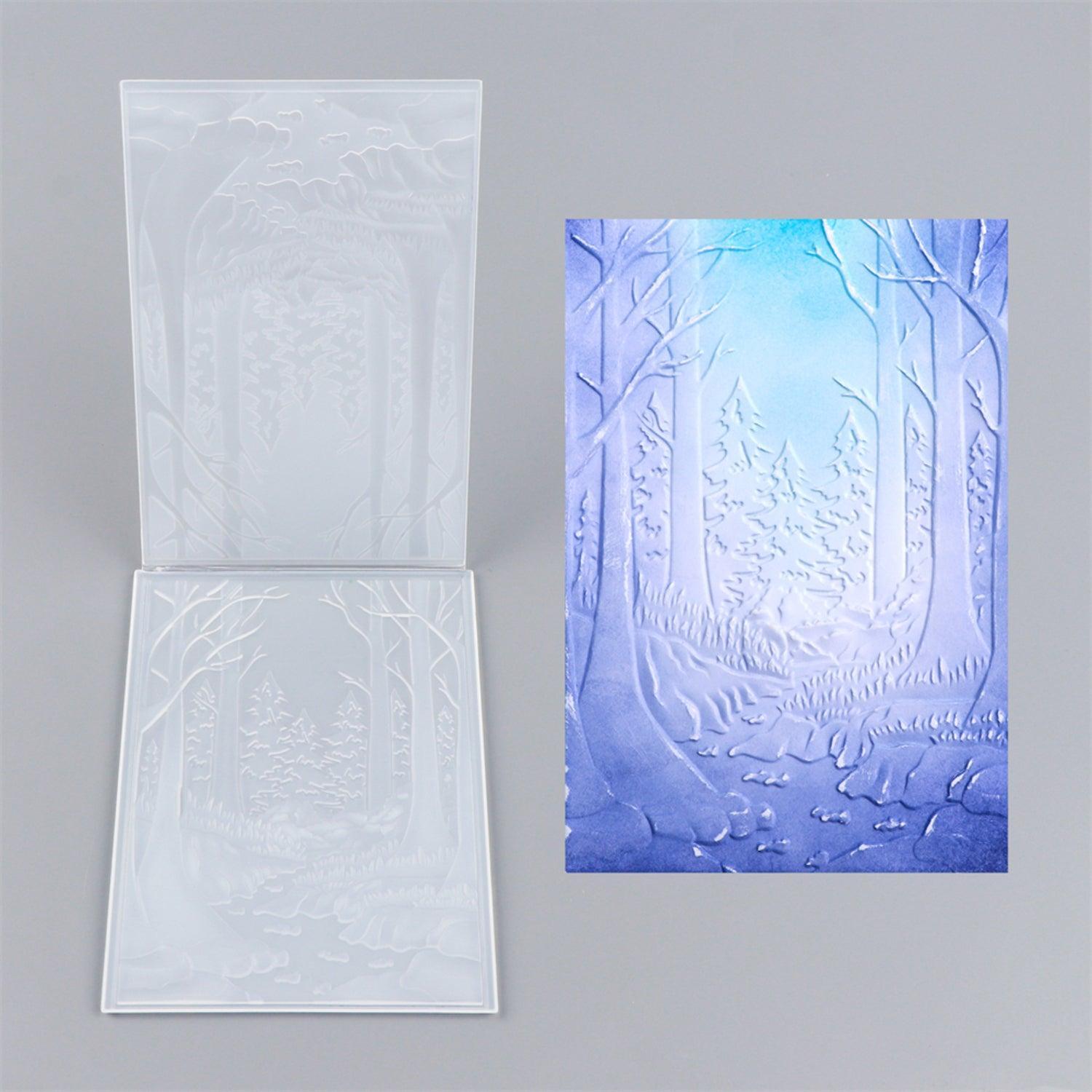 Poppy Crafts 3D Embossing Folder #231 - Deep Forest – CraftOnline