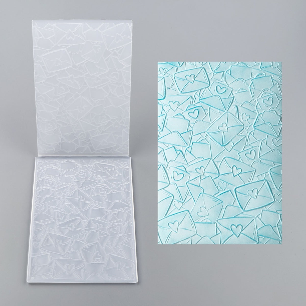Poppy Crafts 3D Embossing Folder #271 - Love Letters – CraftOnline