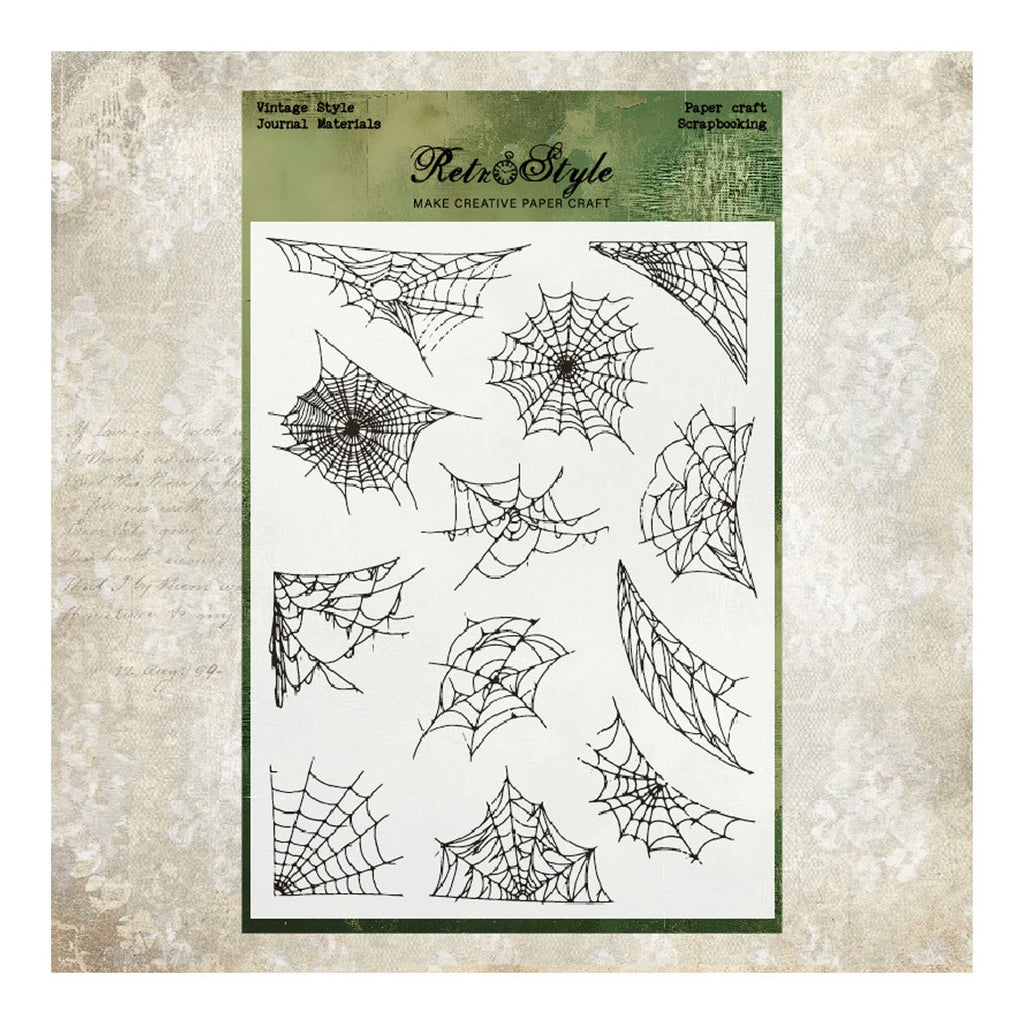 Poppy Crafts Clear Stamps #603 - Spider Web Accents – CraftOnline