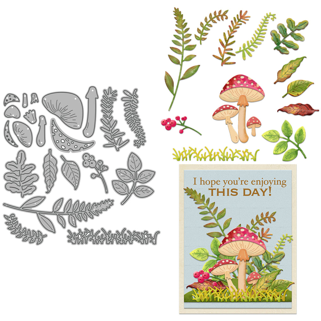 Poppy Crafts Cutting Dies #1143 - Forest Foliage – CraftOnline