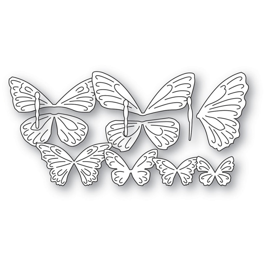 Poppy Crafts Cutting Dies #1218 - Butterfly Wings – CraftOnline