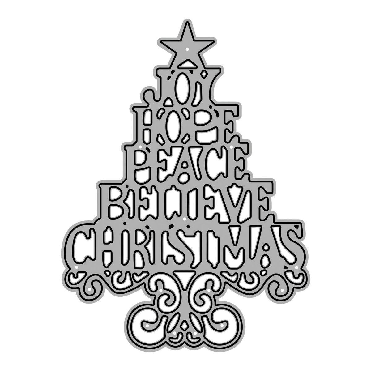 Poppy Crafts Cutting Dies #1337 - Word Tree – CraftOnline