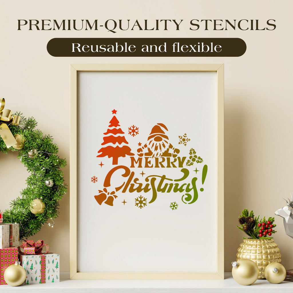 Poppy Crafts Stencil Kit #124 - Christmas Sentiments | Holiday ...