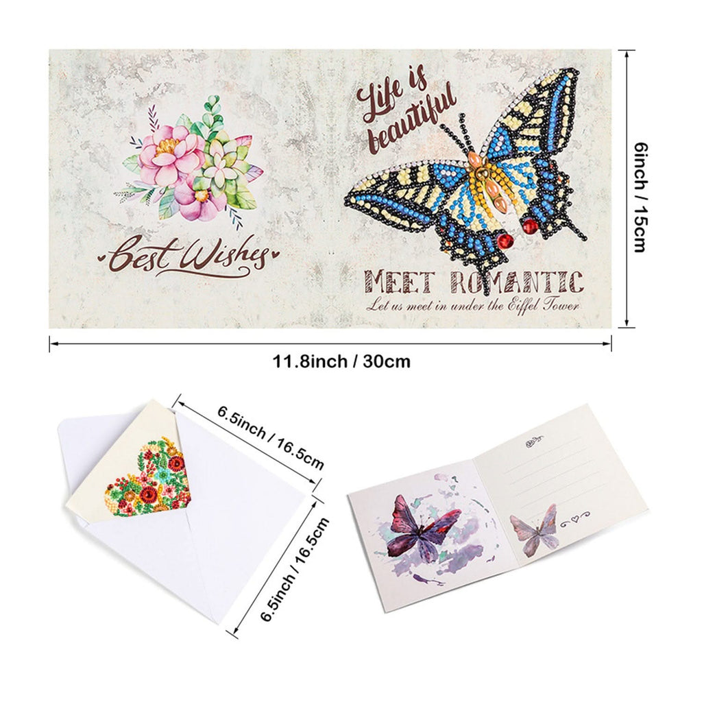 Poppy Crafts Diamond Art Greeting Card Kit #6 - 12 Pack* – CraftOnline