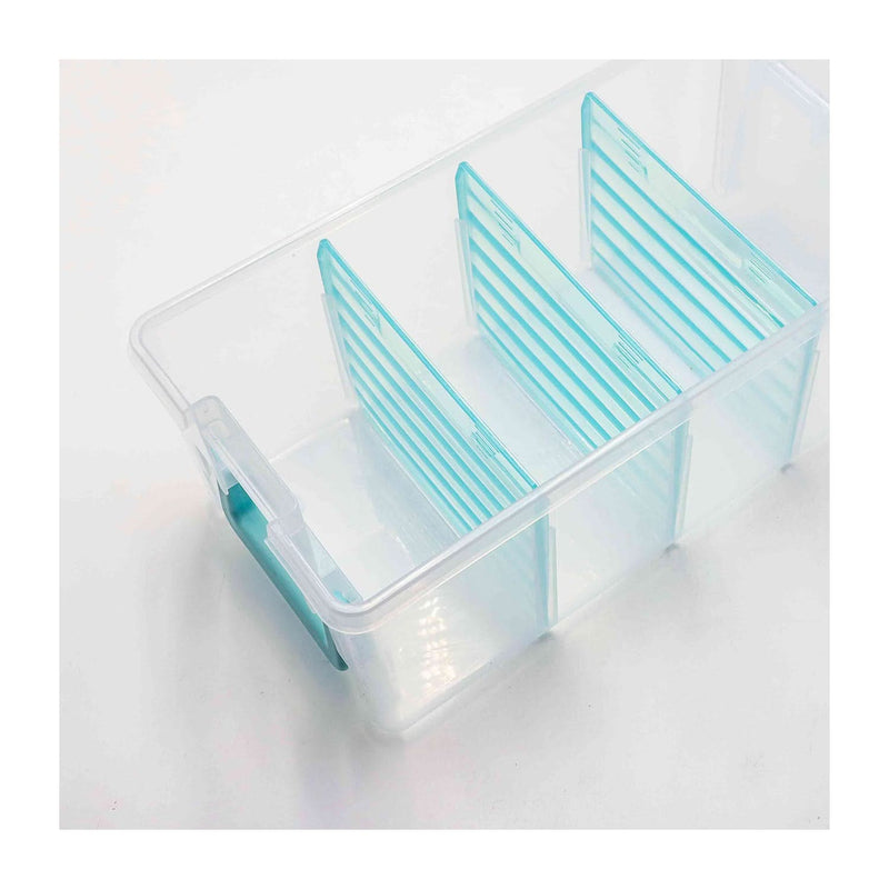 Universal Crafts 3 Tier Divided Organiser - Aqua – CraftOnline