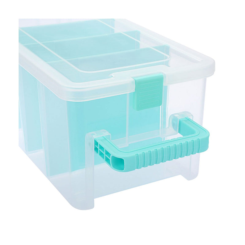 Universal Crafts 3 Tier Divided Organiser - Aqua – CraftOnline