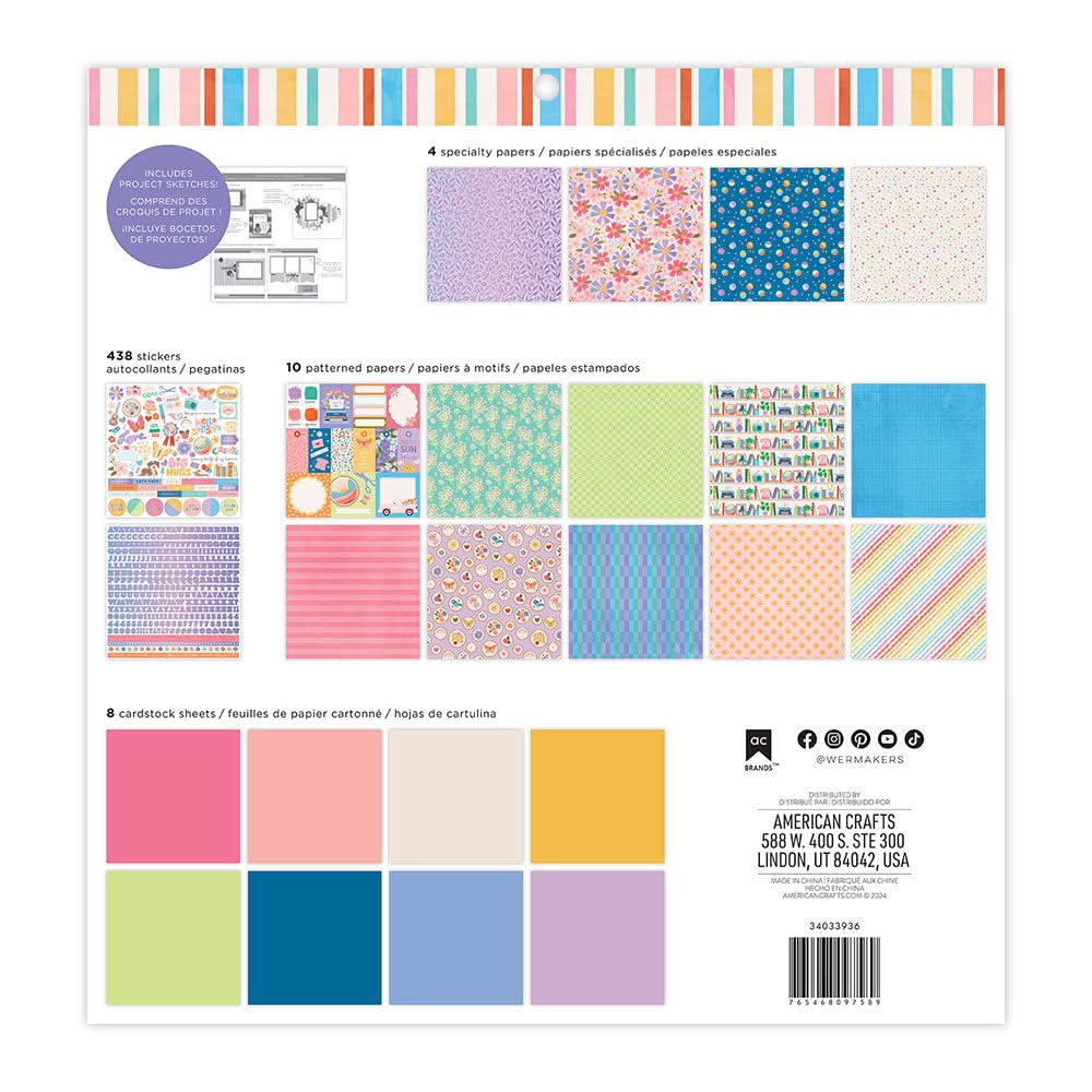 Jen Hadfield - Create Joy Collection - 12 x 12 Project Pad – CraftOnline