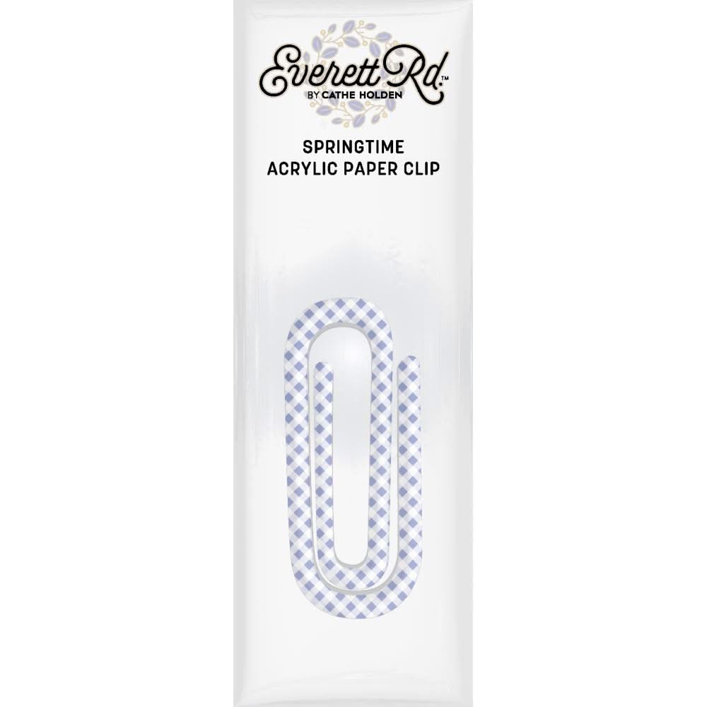 Everett Rd. Springtime Acrylic Paper Clip Purple – CraftOnline