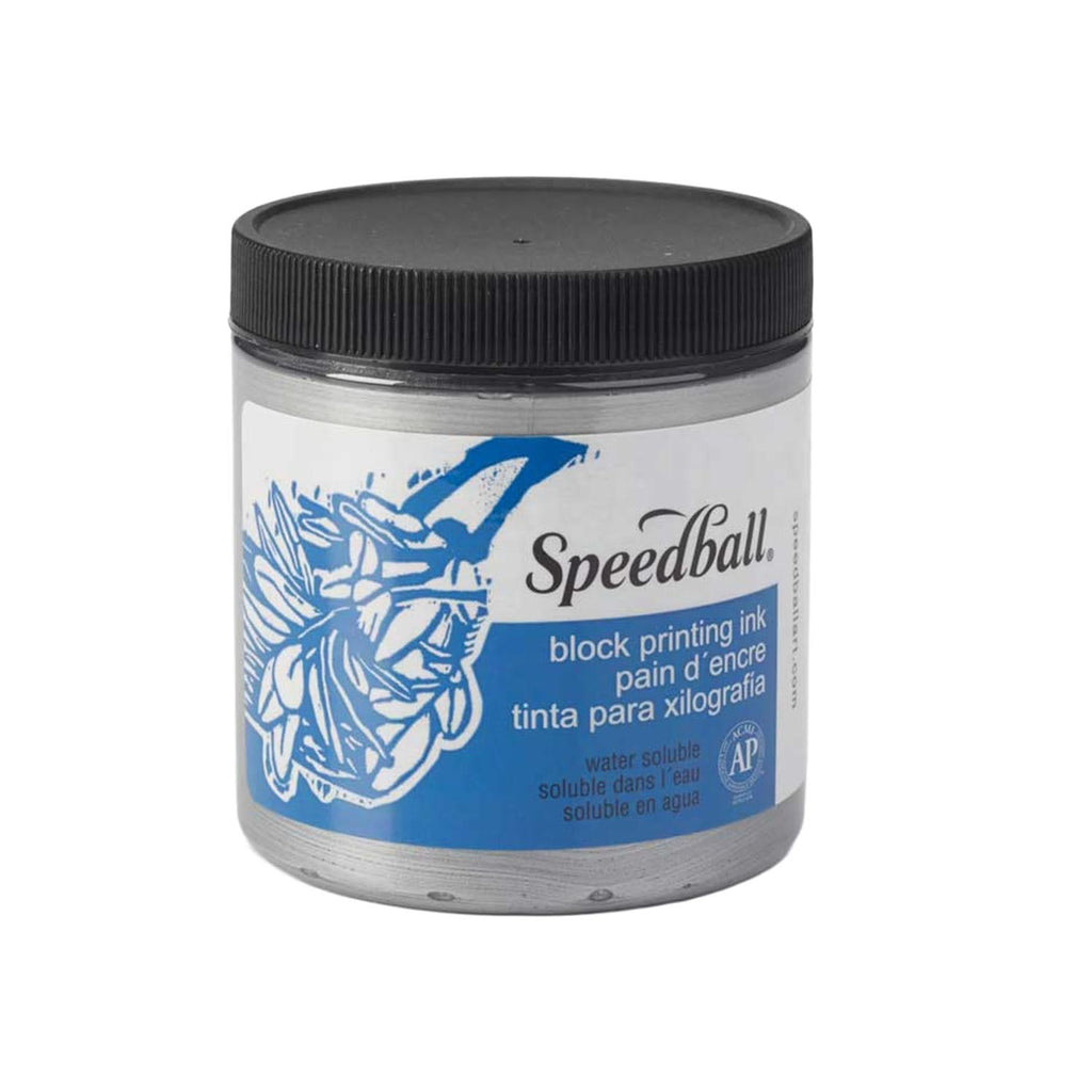 Speedball Water-Soluble Block Printing Ink 236ml - Silver – CraftOnline