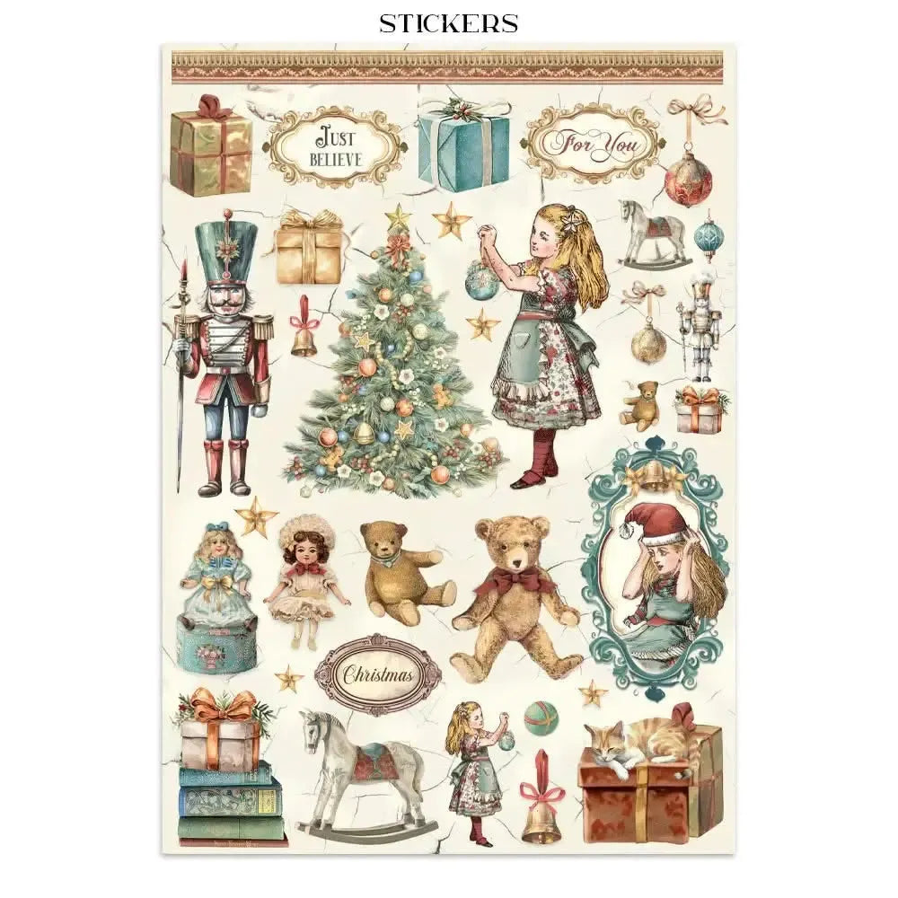 Stamperia Junk Journal Set - Alice in Christmas – CraftOnline