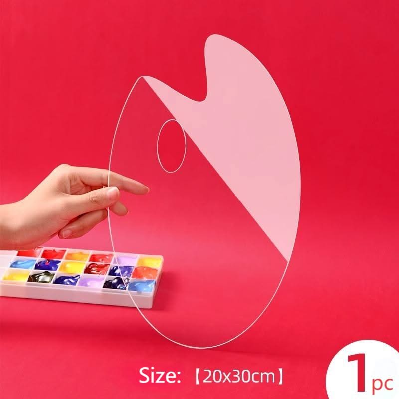 Universal Crafts Paint Palette - Clear Acrylic - 20cm x 30cm – CraftOnline