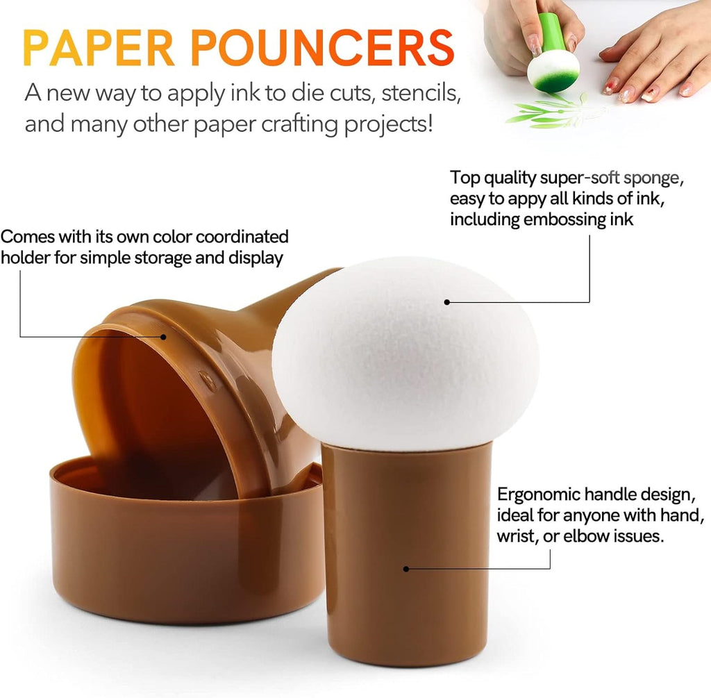 Universal Crafts Paper Pouncers 9 Pack - Multi Colour – CraftOnline