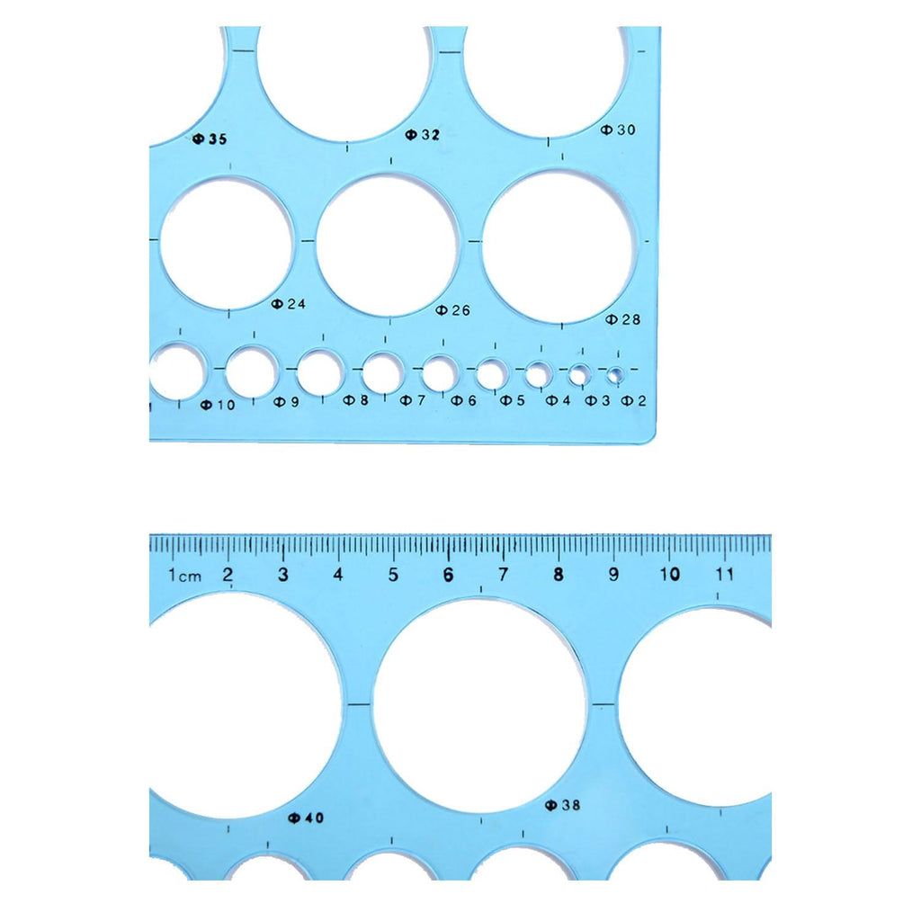 Quilling Circle Sizer Ruler – Universal Crafts Blue 20cm Paper Craft ...