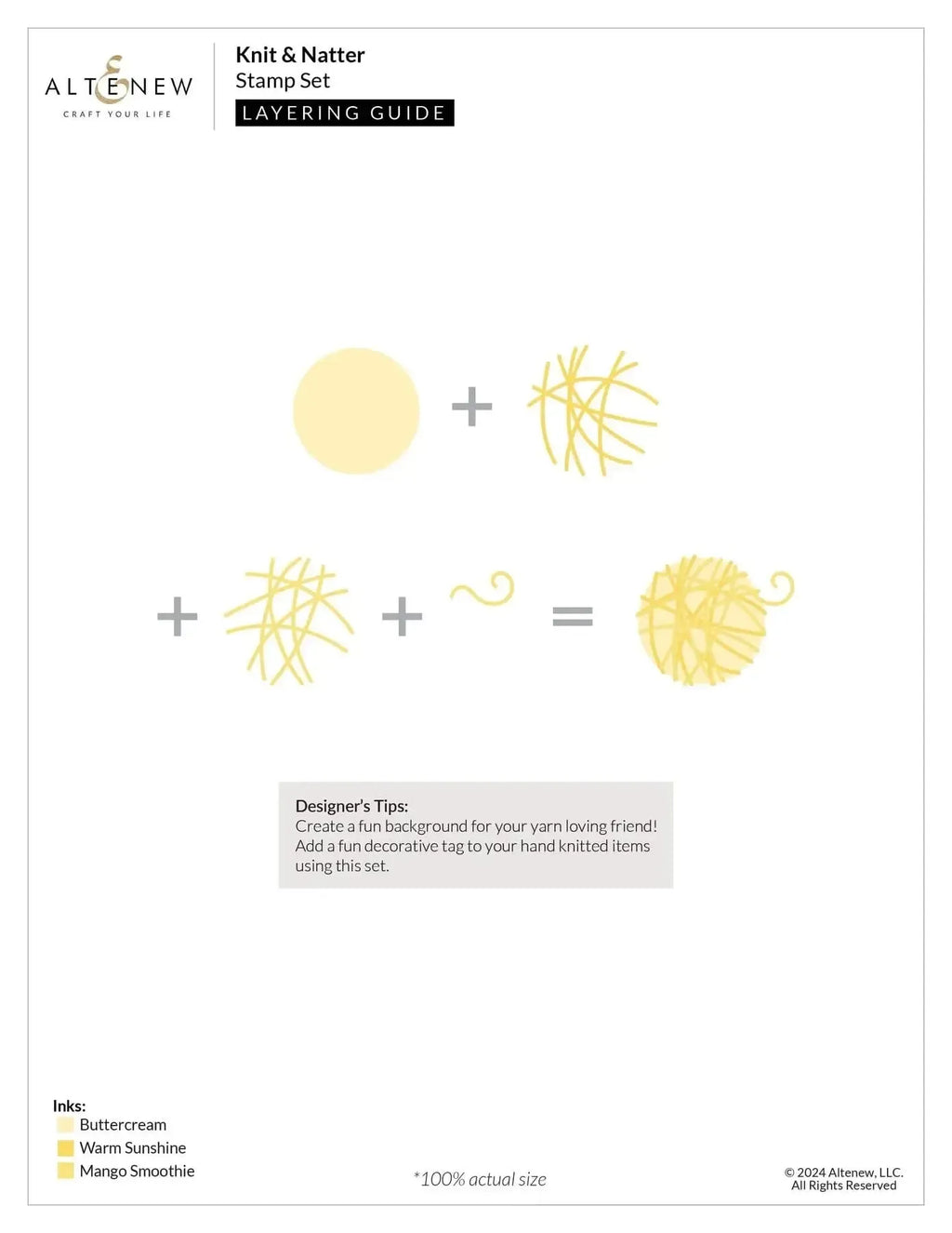 Altenew Knit & Natter Stamp Set – CraftOnline