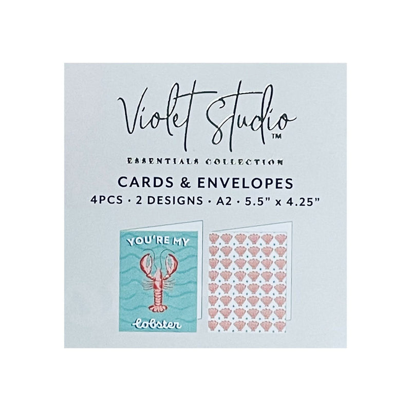Violet Studio Notecards And Envelopes New Nautical* – CraftOnline
