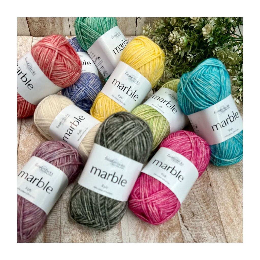 Fiddlesticks Marble 8ply Yarn 50g - Milo – CraftOnline