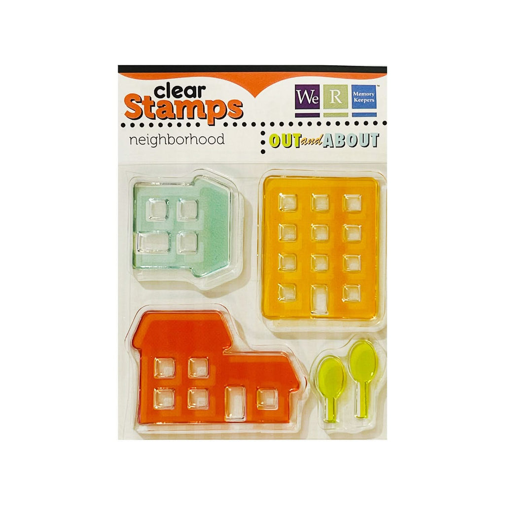 We R Memory Keepers Clear Stamp - Out and About - Neighbourhood ...