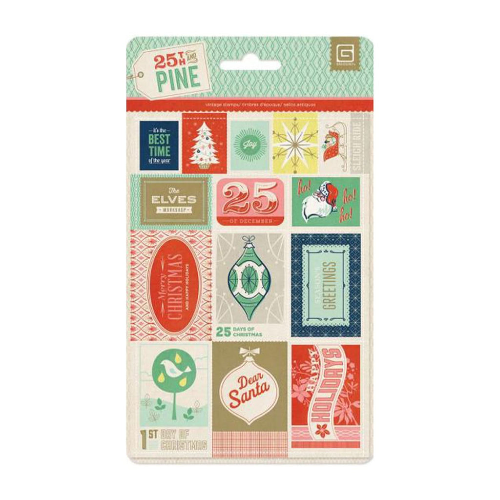 Basic Grey 25th & Pine Vintage Lick & Stick Stamps* – CraftOnline