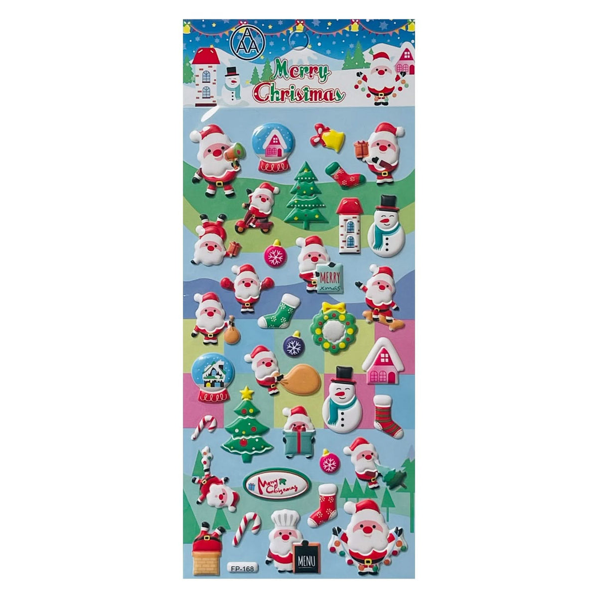 Poppy Crafts Puffy Sticker - Christmas Adventures – CraftOnline