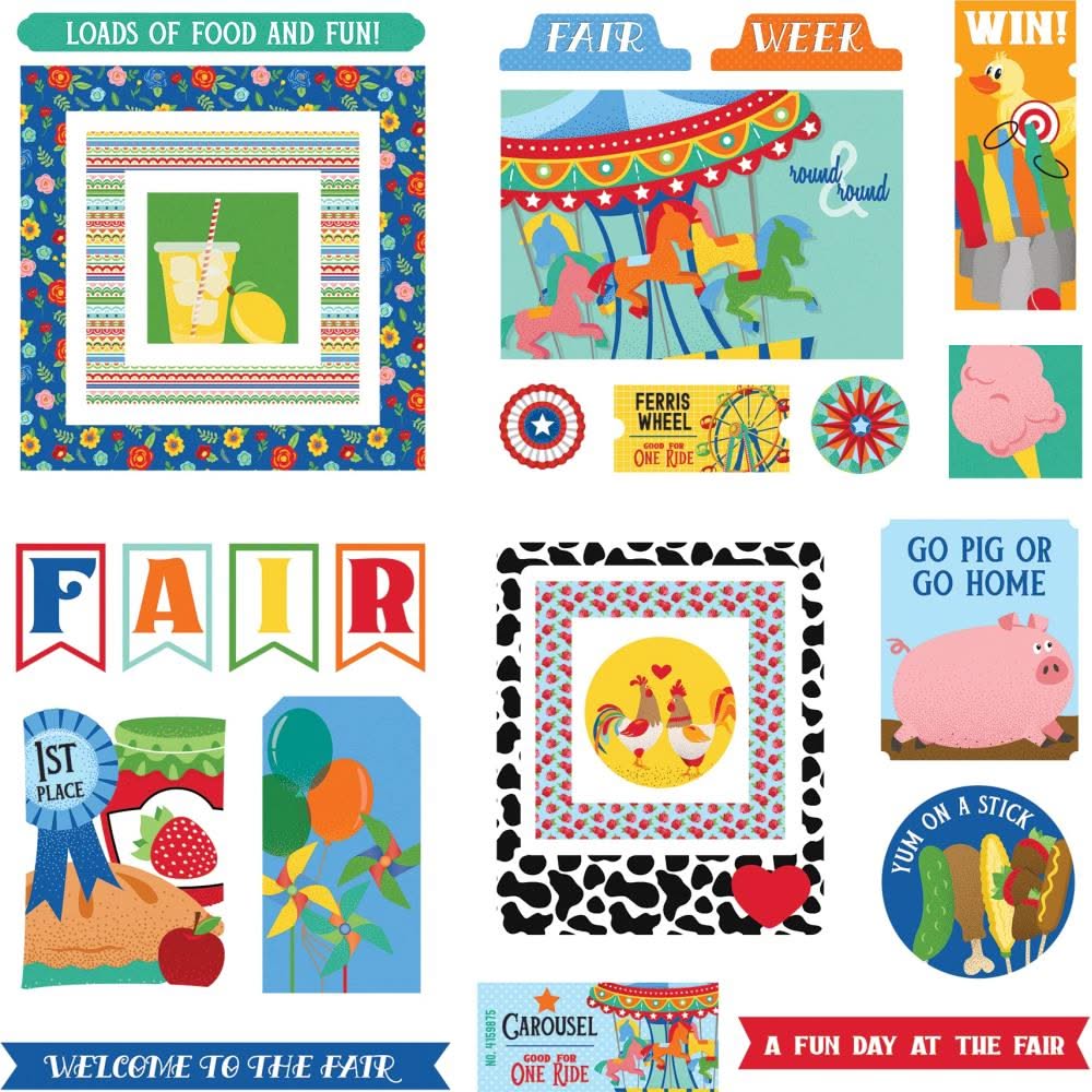PhotoPlay - State Fair Ephemera Cardstock Die-Cuts* – CraftOnline