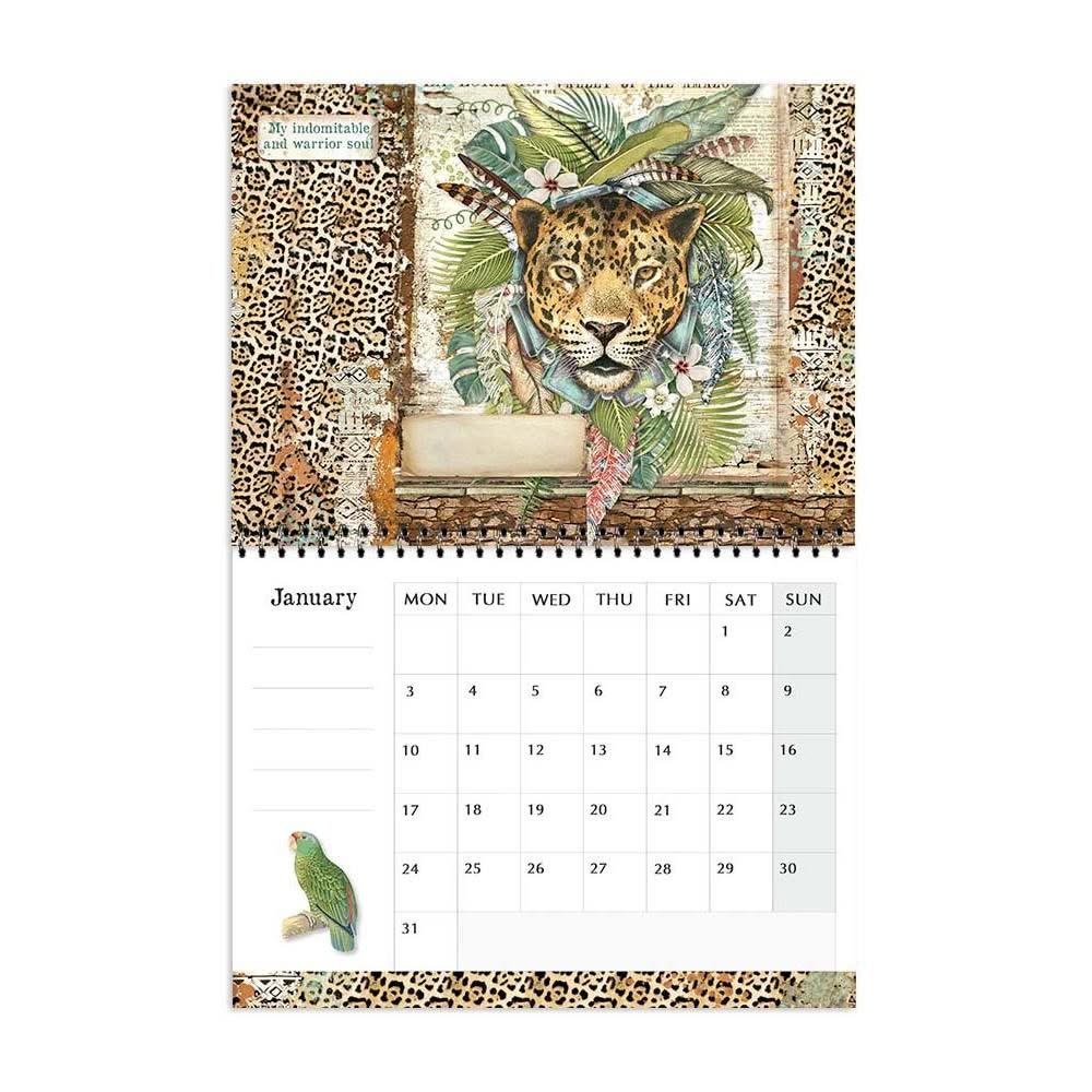 Stamperia 2022 Wirebound Calendar 11.75"X8.75" Amazonia* – CraftOnline